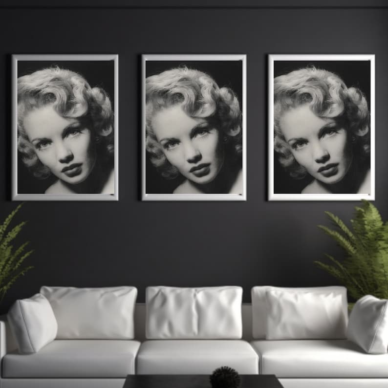 Vintage Hollywood Poster Actress June Kenney - Etsy