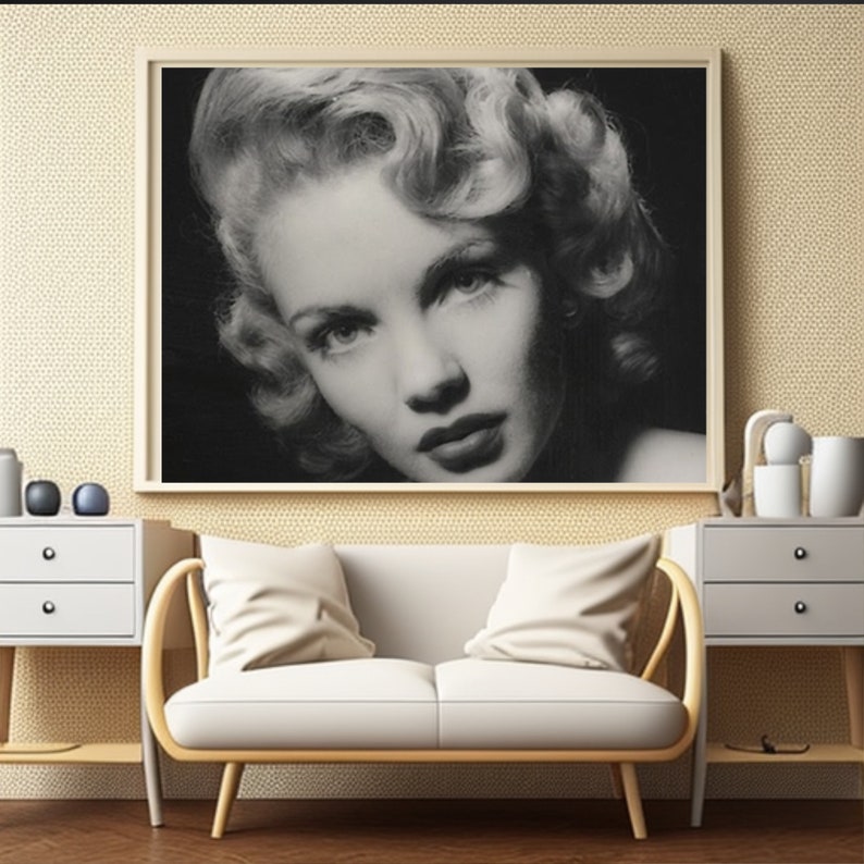 Vintage Hollywood Poster Actress June Kenney - Etsy