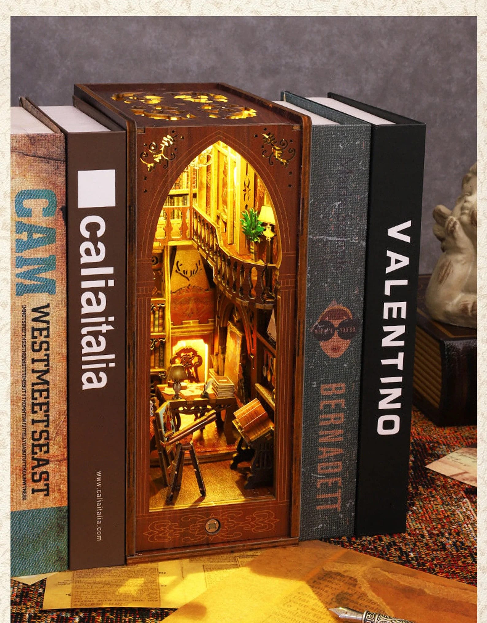 Turn Your Bookshelf Into a Cozy DIY Book Nook With LED Lights - Etsy