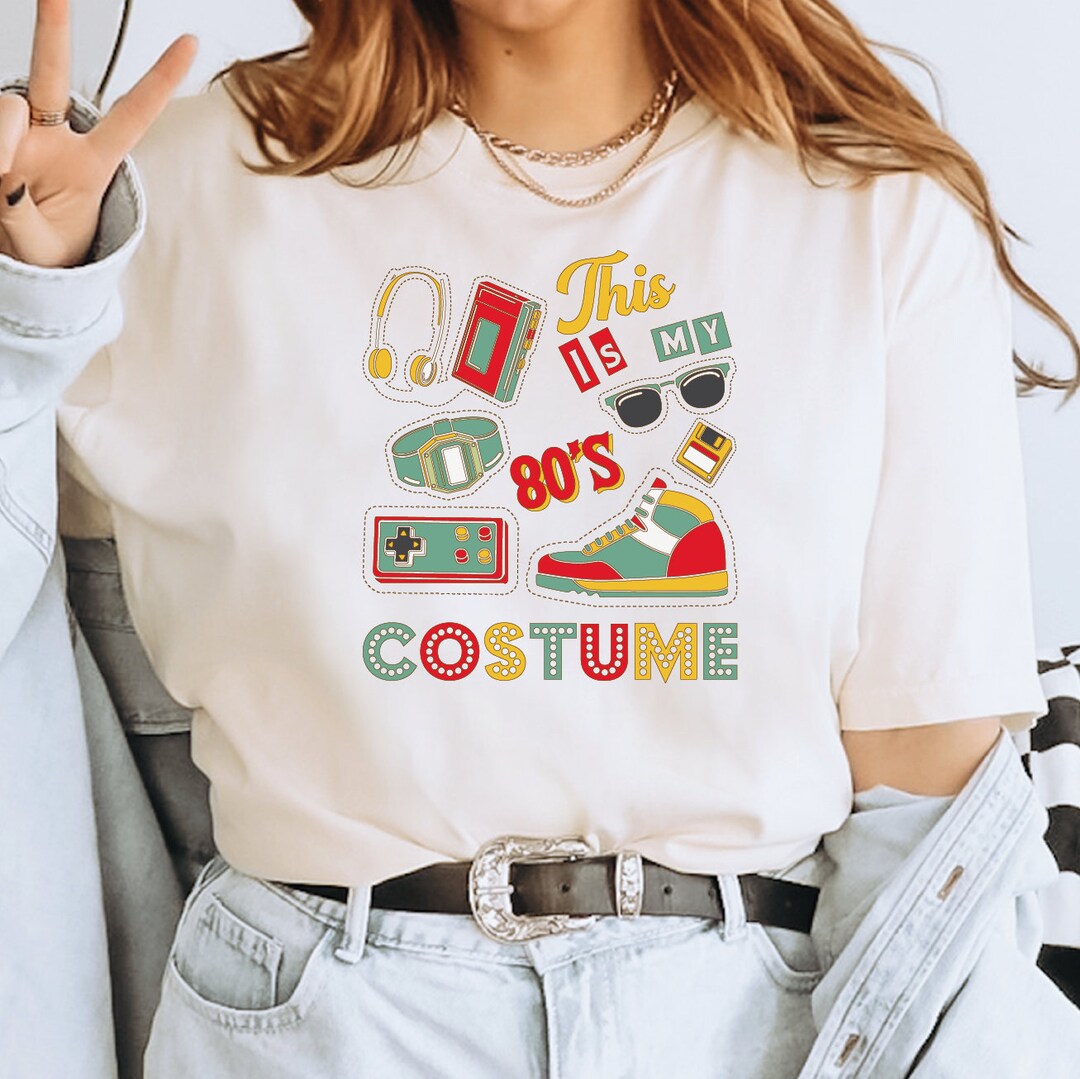 Retro 80s Costume Comfort Colors, 80s Party Shirt,80s Disco Shirt, 80s ...