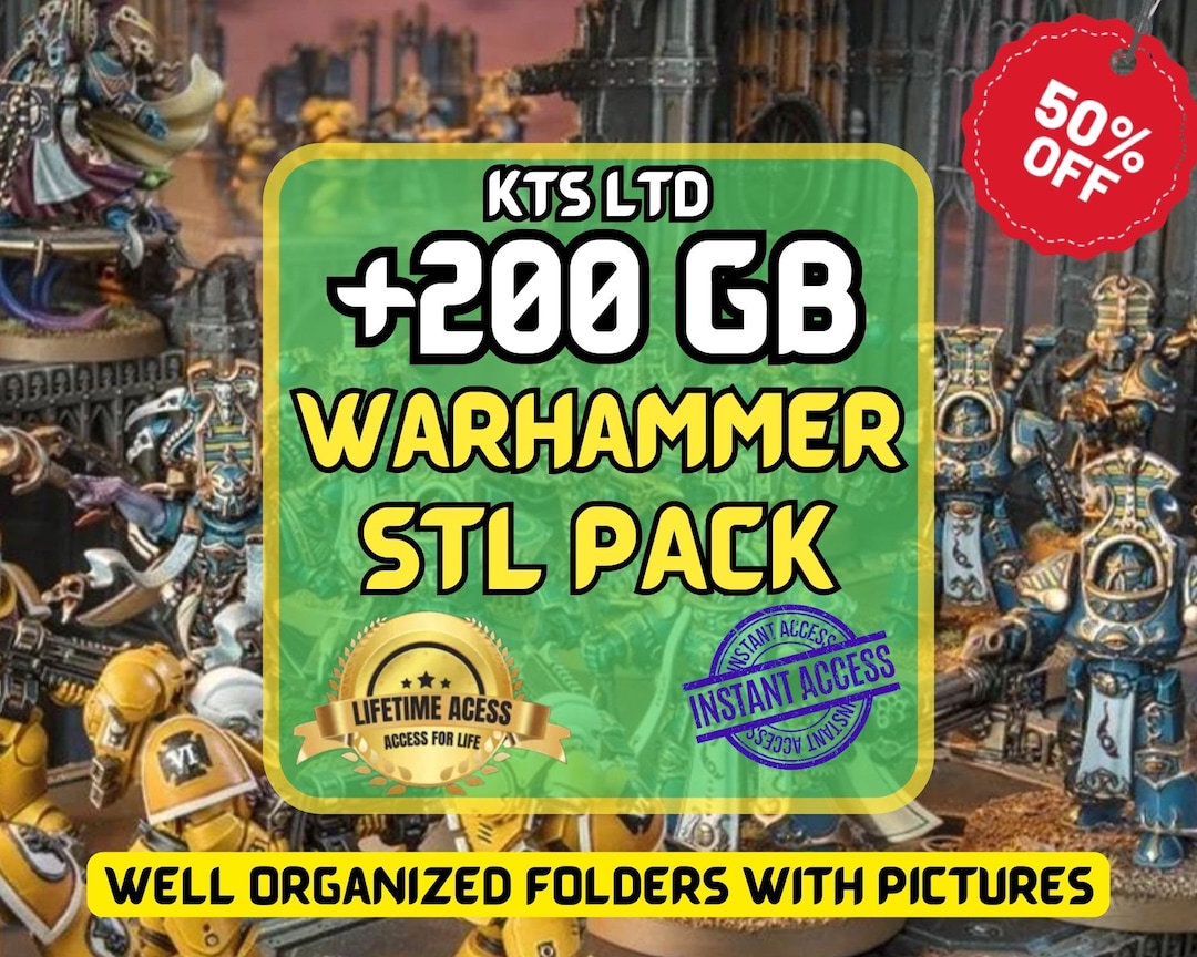 Pack STL Warhammer 220gb 10000 3D Printing Files - Etsy UK