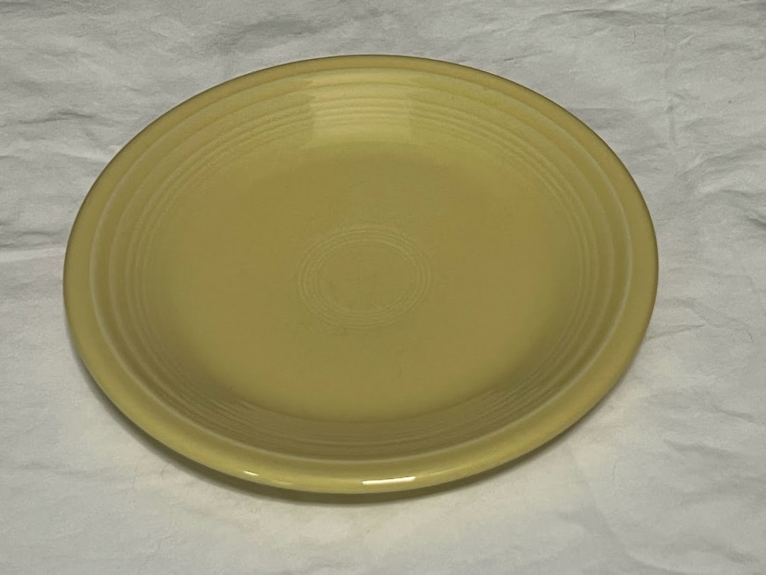 Vintage Pale Yellow Sunflower Fiesta Dinnerware Small Dinner Plate ...