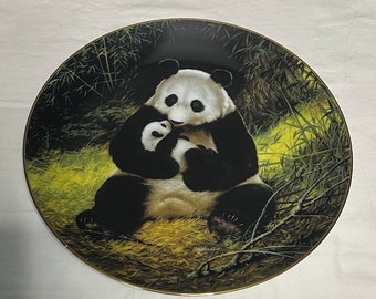 Vintage Decorative Plate the Panda by Will Nelson, First in the Last of ...