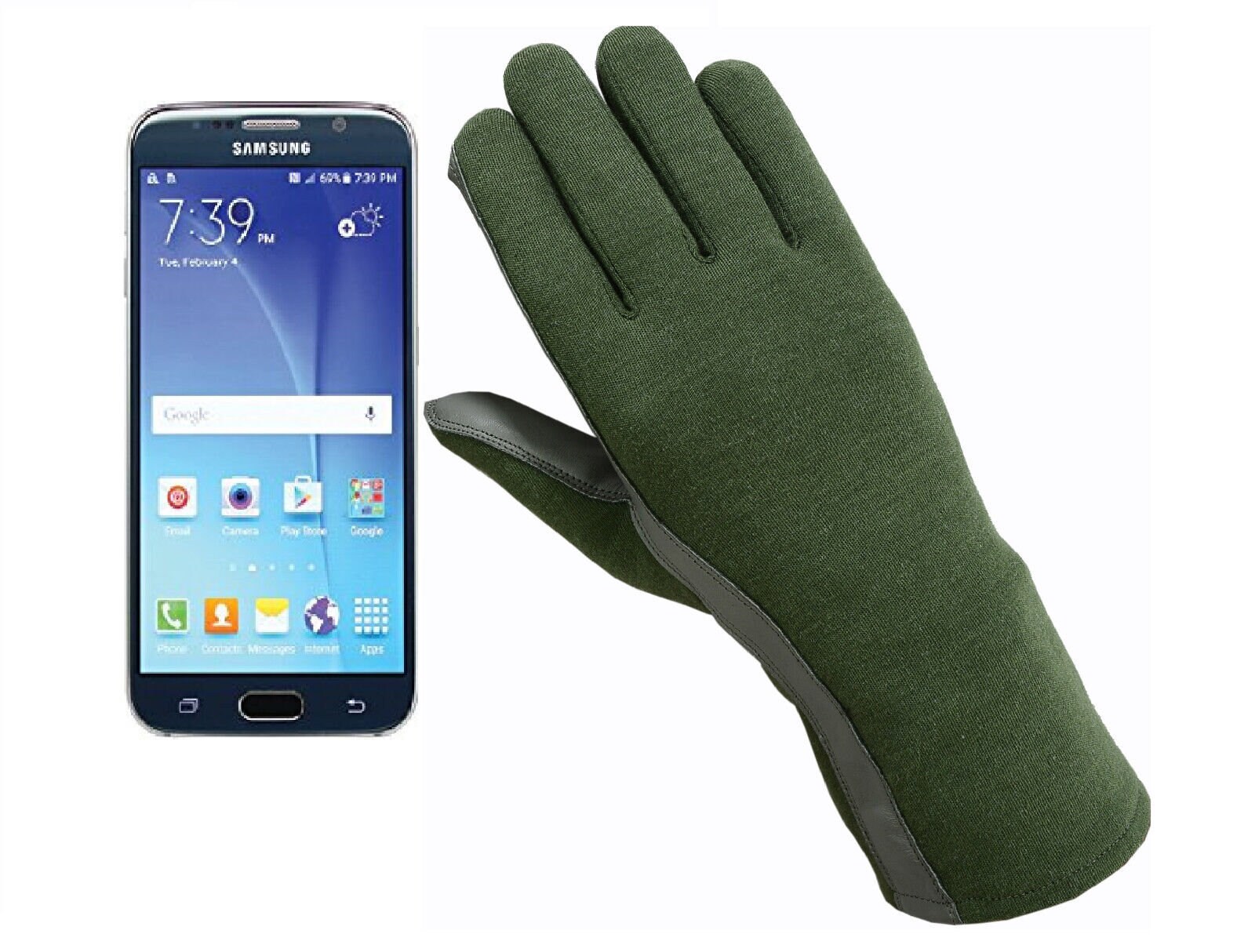 Tactical Touch Screen Nomex Flight Flyers Operator Duty Pilot Gloves ...