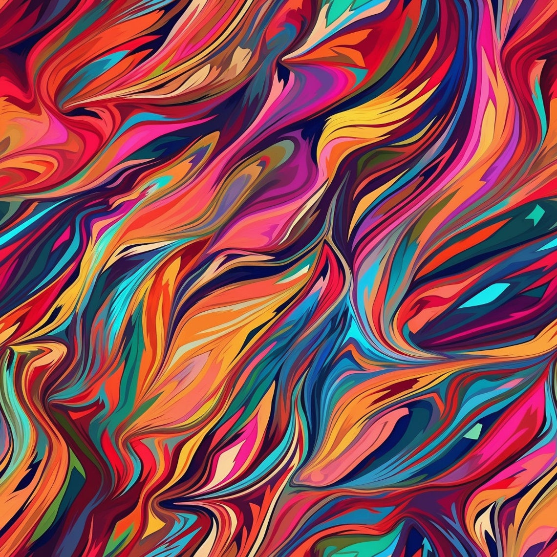 Abstract Colors - Etsy