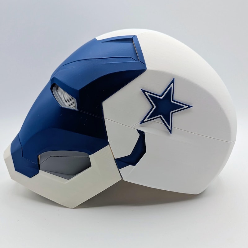 Dallas Cowboys With Ironman Mask - Etsy