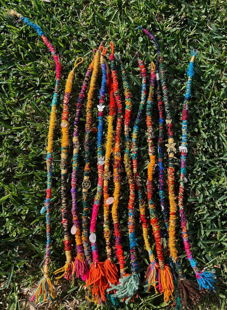 Dread Wrap Dreadlock Festival Hair Accessory Boho Hair Wrap - Etsy