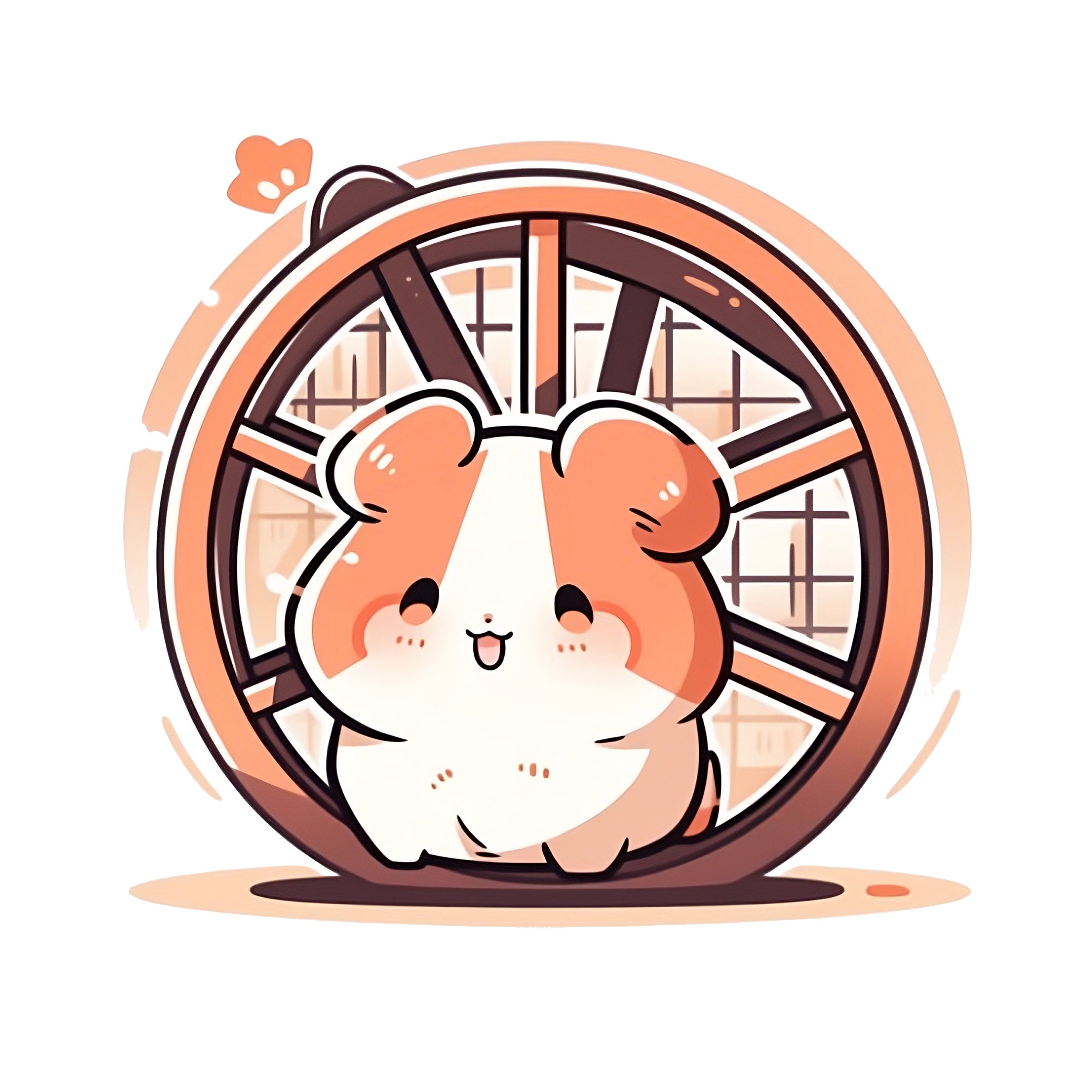 Hamster Haven Wheel Decal - Etsy