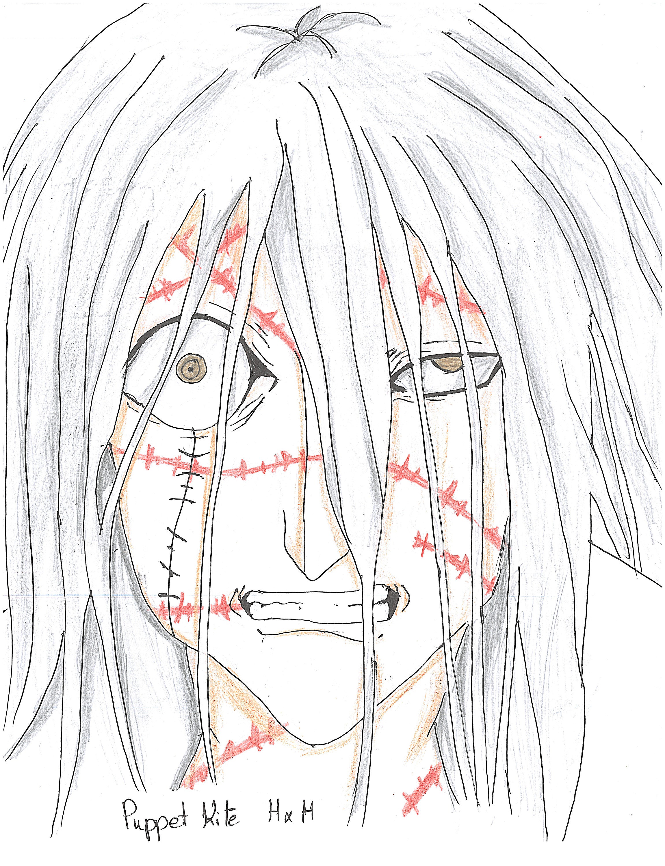 Anime Printing Kite Puppet - Drawing - Png - Pdf - Etsy