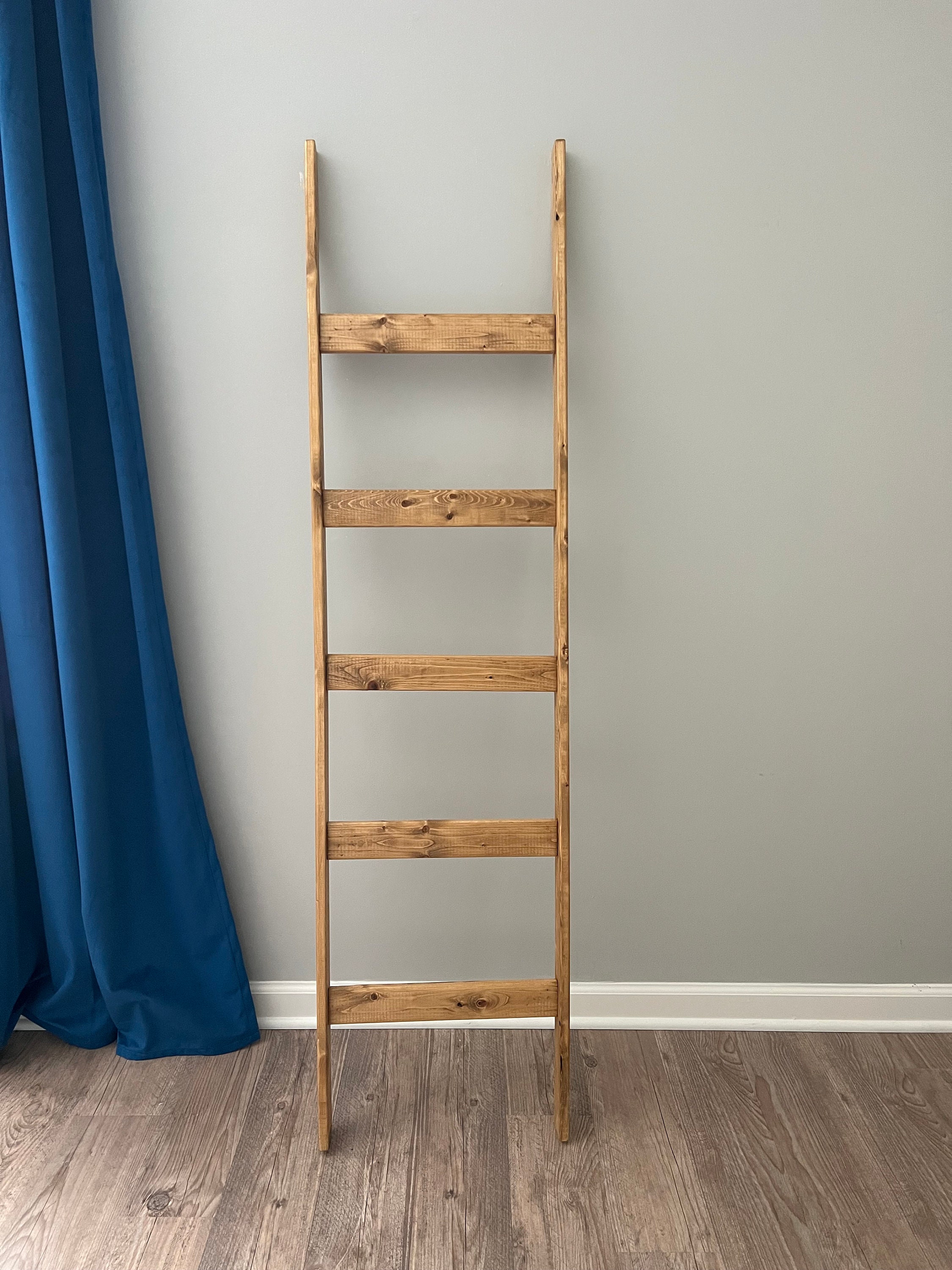 Handmade Wooden Blanket Ladder - Etsy