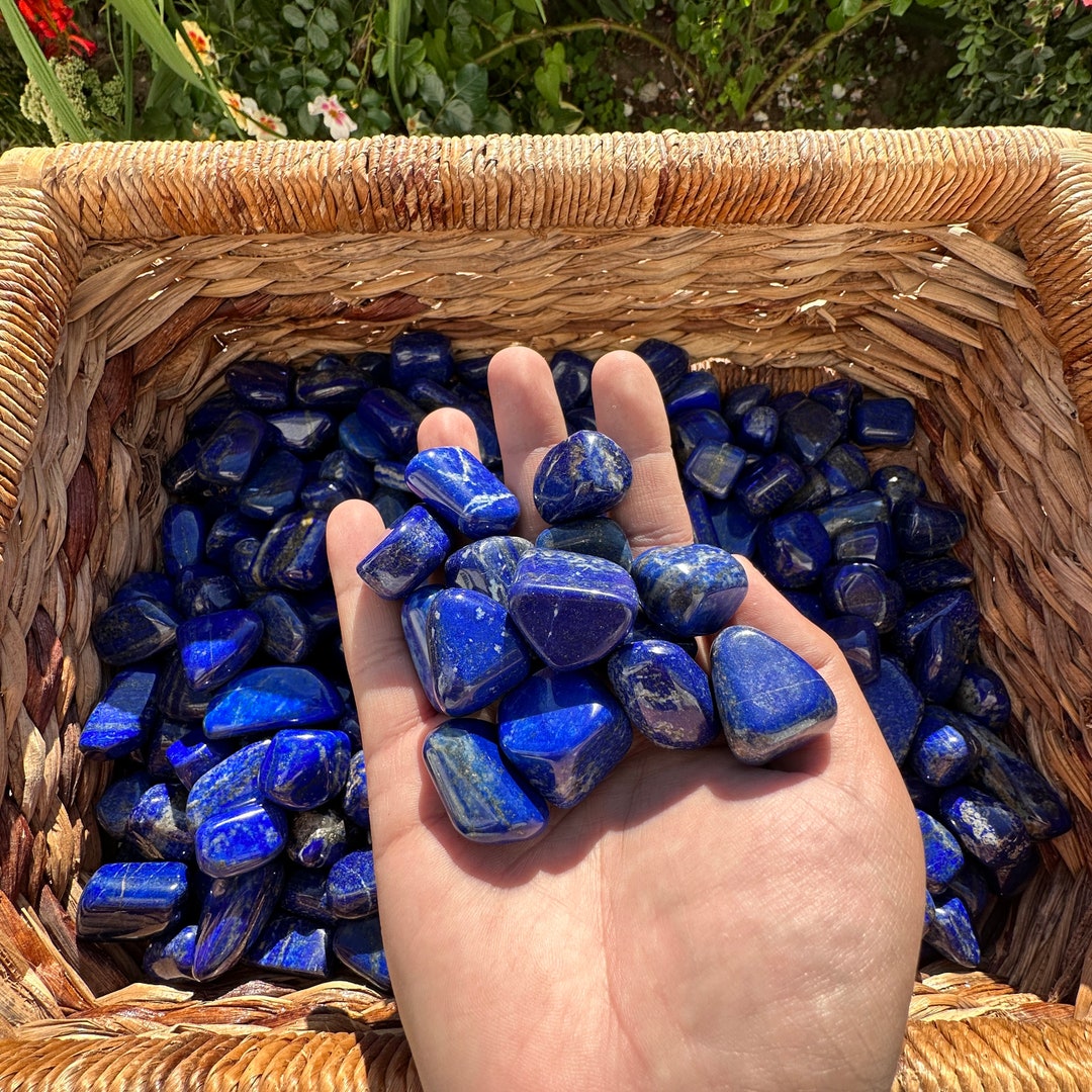 Lapis Lazuli Tumbles, High Quality Lapis Lazuli Tumbles. - Etsy