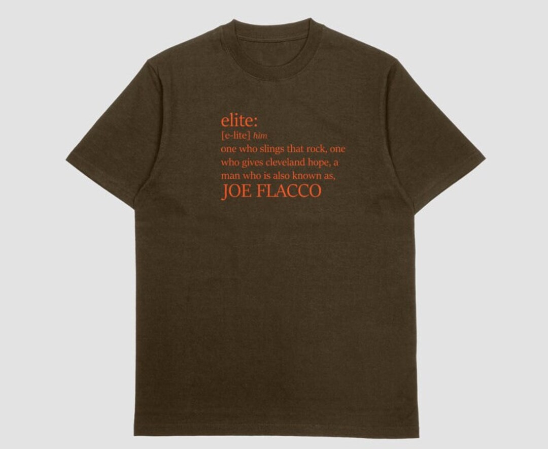 Definition of Elite ( Joe Flacco) Cleveland Browns - Etsy