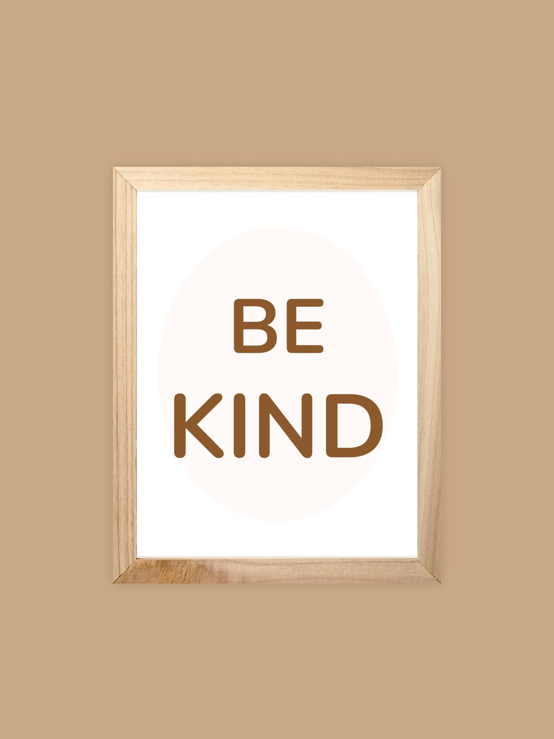 Be Kind Printable Wall Art – Minimalist Kids Room Decor, Motivational ...