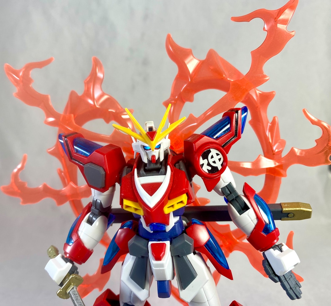 Gundam Burning Model Kit (assembled) 1/144 Scale - Etsy