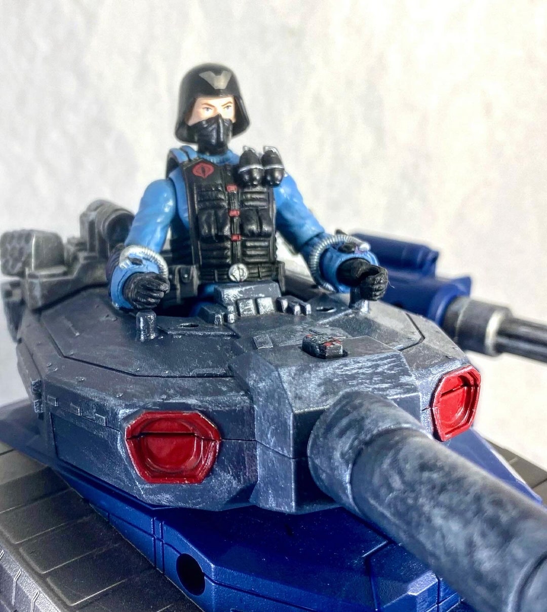 GI JOE 1/18 Scale Retaliation Hisstank With Custom 4" Gunner - Etsy
