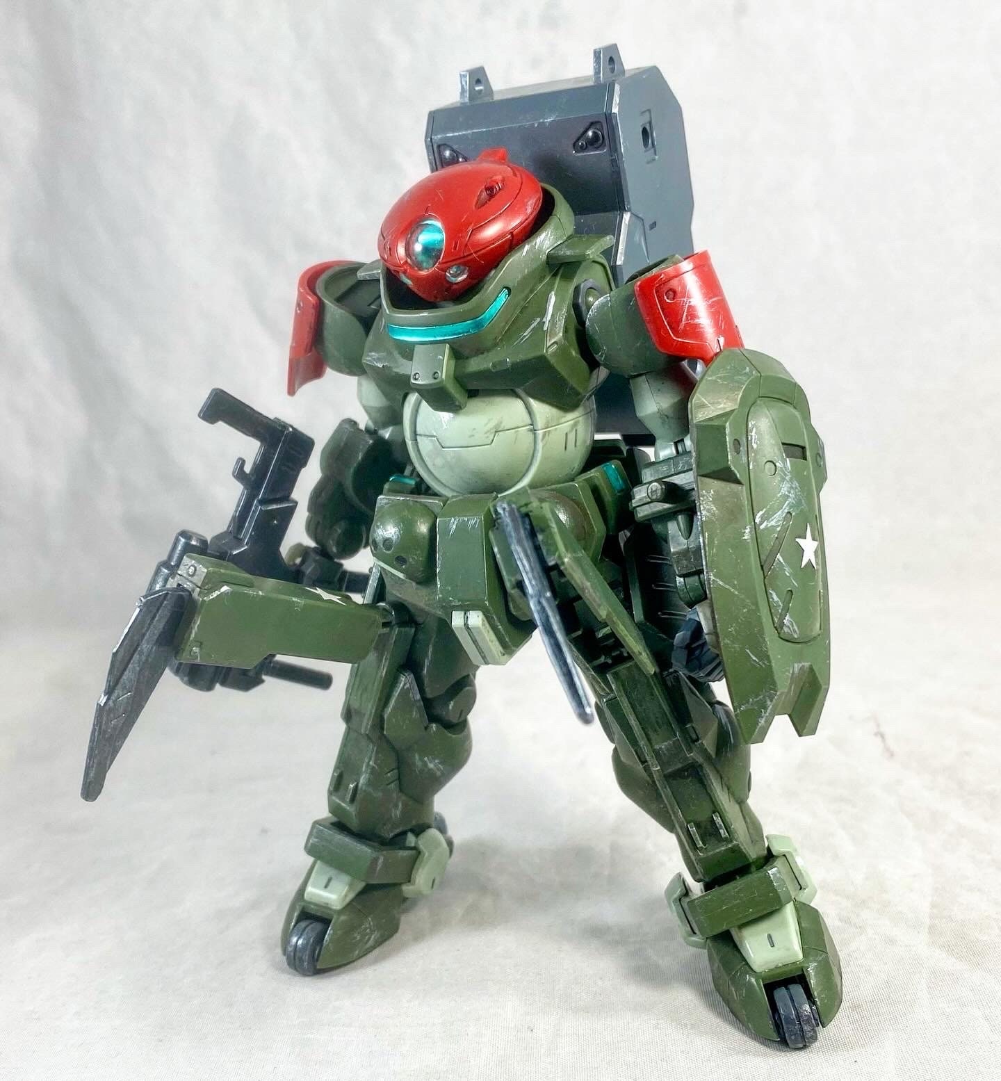 Gundam 1/144 Scale Military Style Squad 4 Assembled Model Kits - Etsy