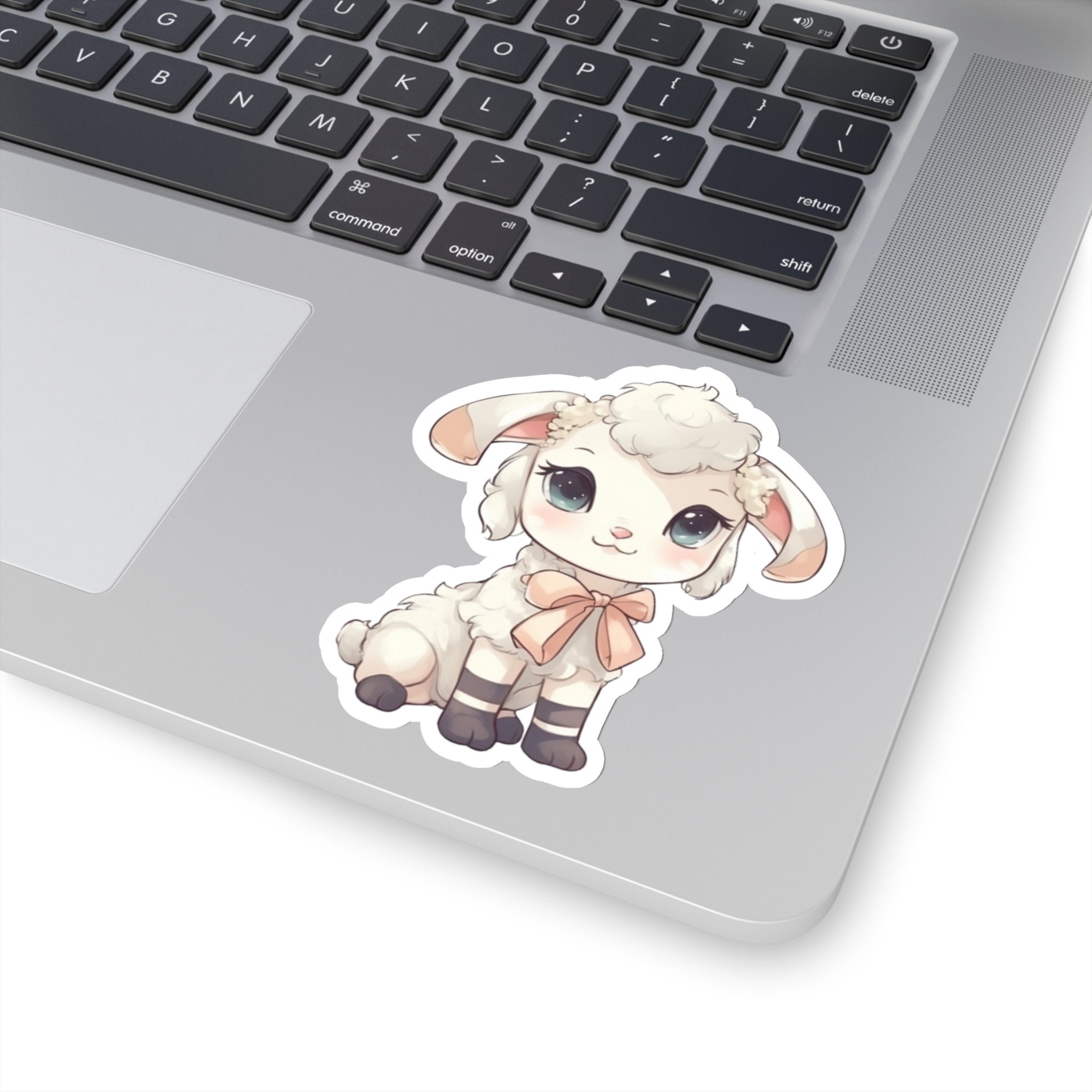 Cute Anime Style Lamb Sticker [print] | Sheep Sticker | Kawaii Animal ...