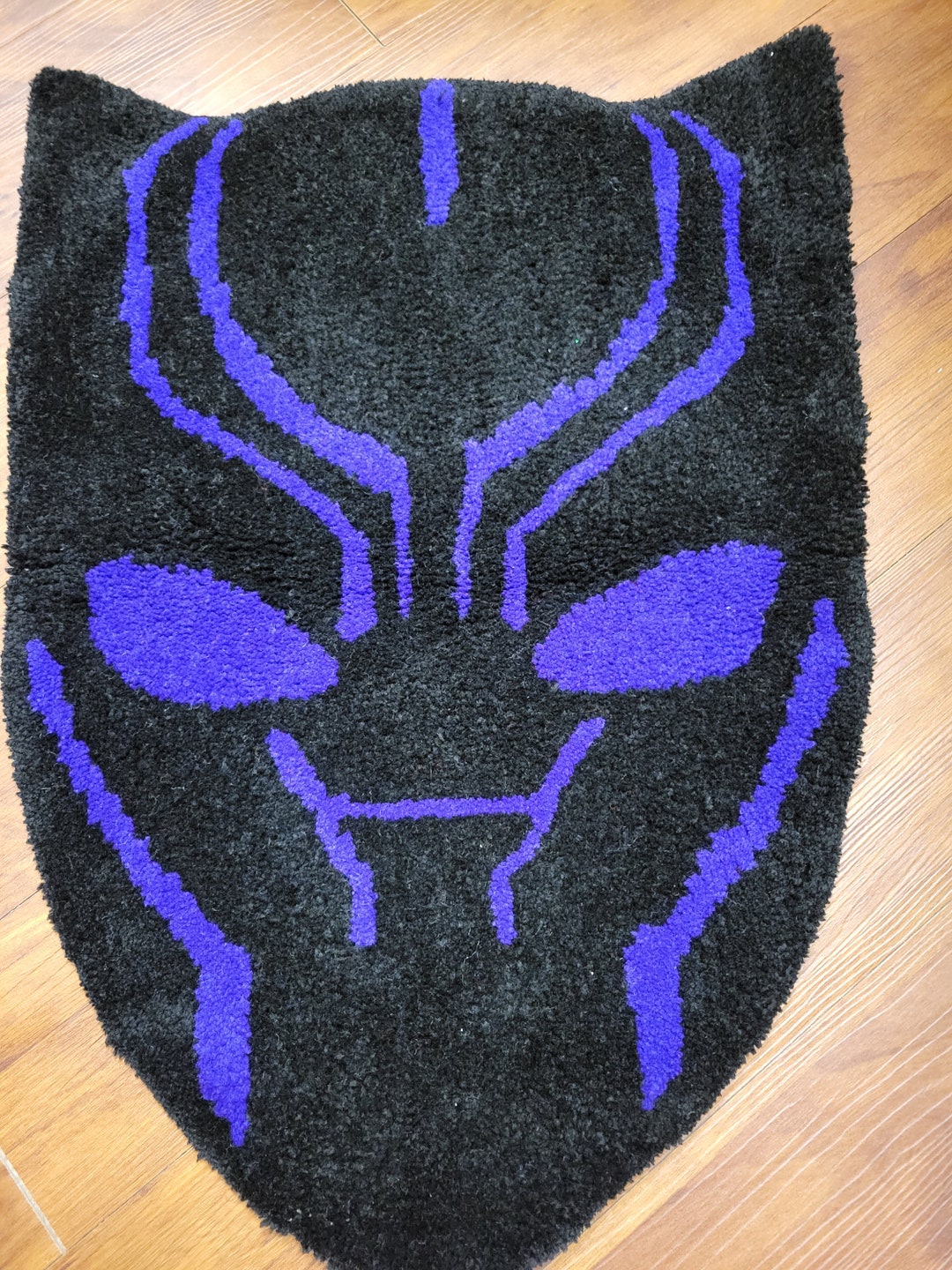 Black Panther Rug - Etsy