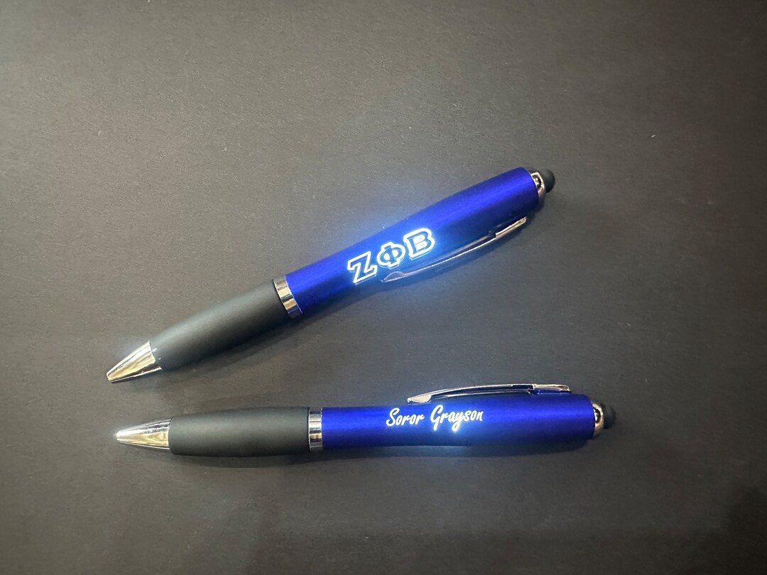 Zeta Phi Beta Custom Writing Pen With Light. Perfect Gift Item! (bulk ...
