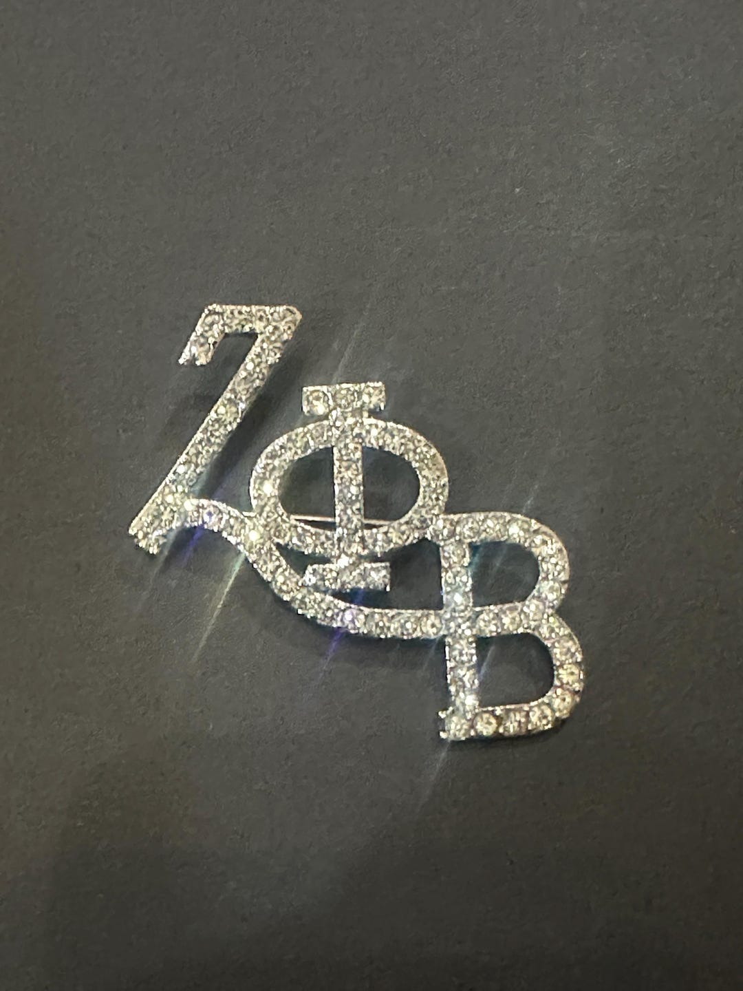 Zeta Phi Beta Rhinestone Lapel Pin. Sale Price Ends Sunday! - Etsy
