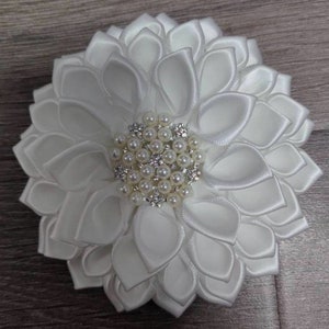 Satin Flower Corsage Brooch Pin With Magnetic Backing. Perfect for Your ...