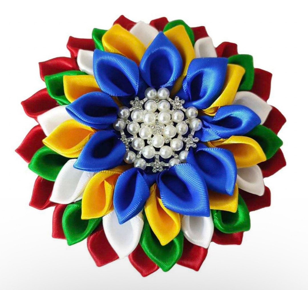 OES Flower Brooch Pin With Magnetic Backing - Etsy