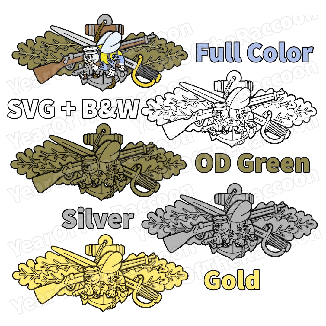 SEABEE Combat Warfare Pin Bundle - Etsy