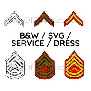 Marine Corps Ranks (creator Bundle) - Etsy