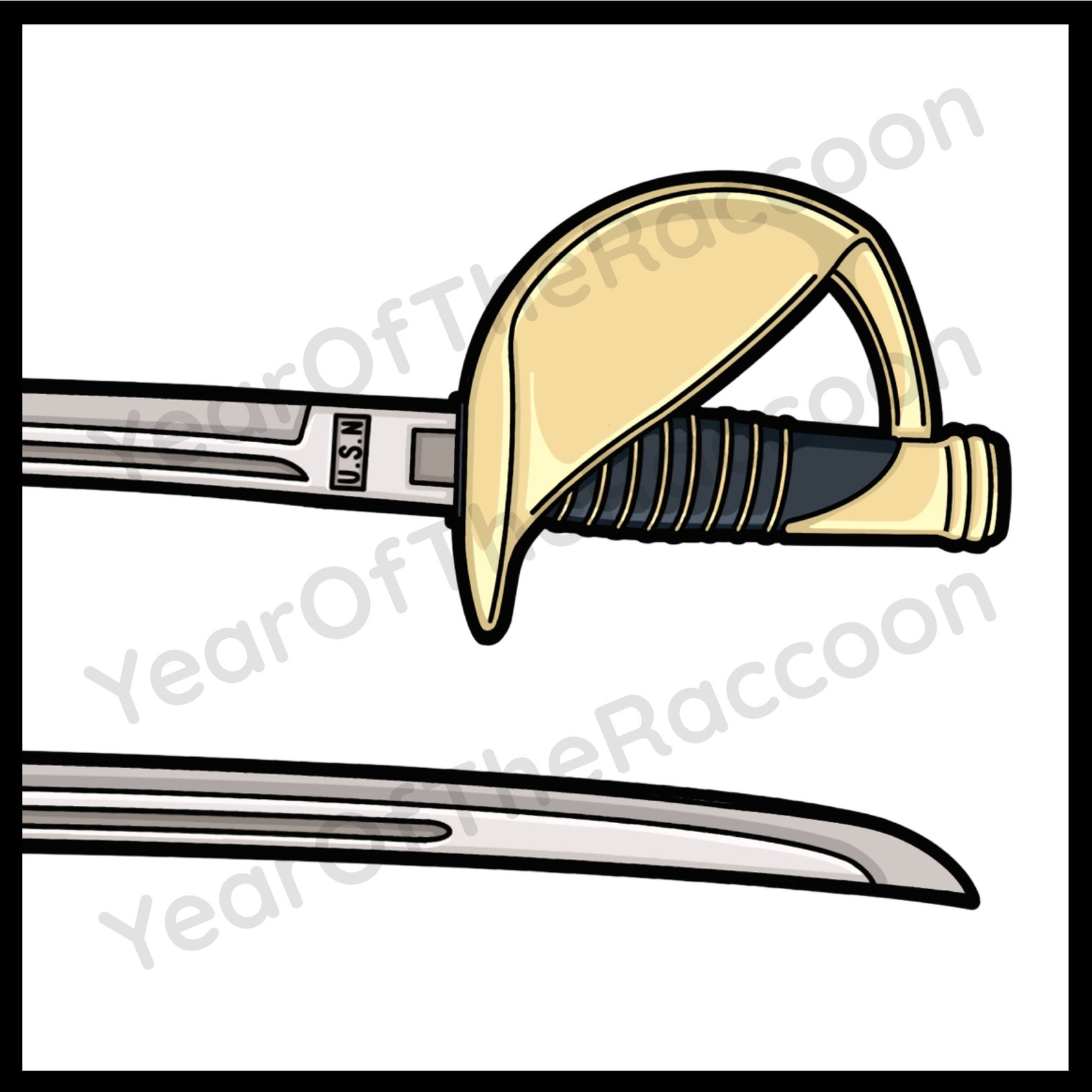 USN CPO Cutlass Bundle - Etsy