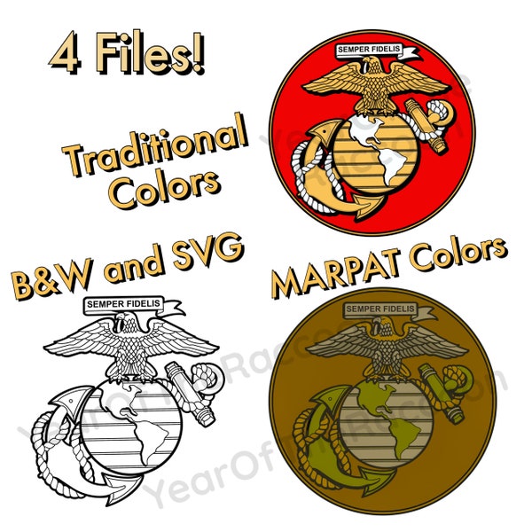 Marine Corps Svg - Etsy