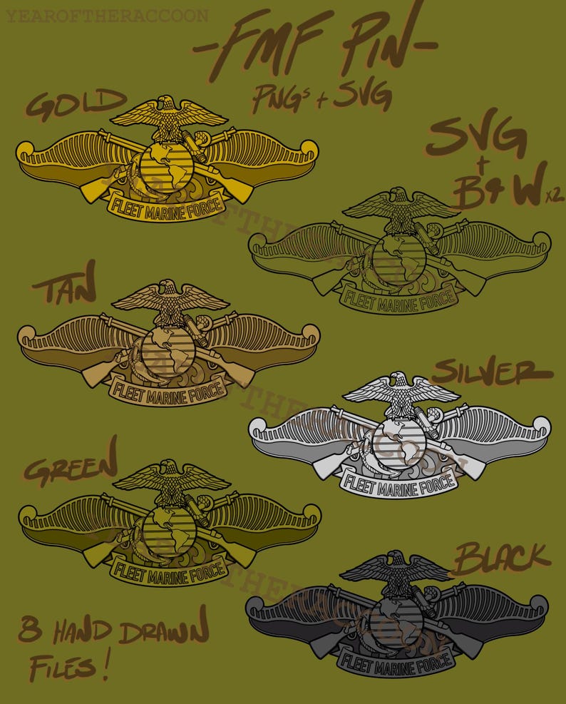 FMF Pin SVG and PNG Bundle - Etsy