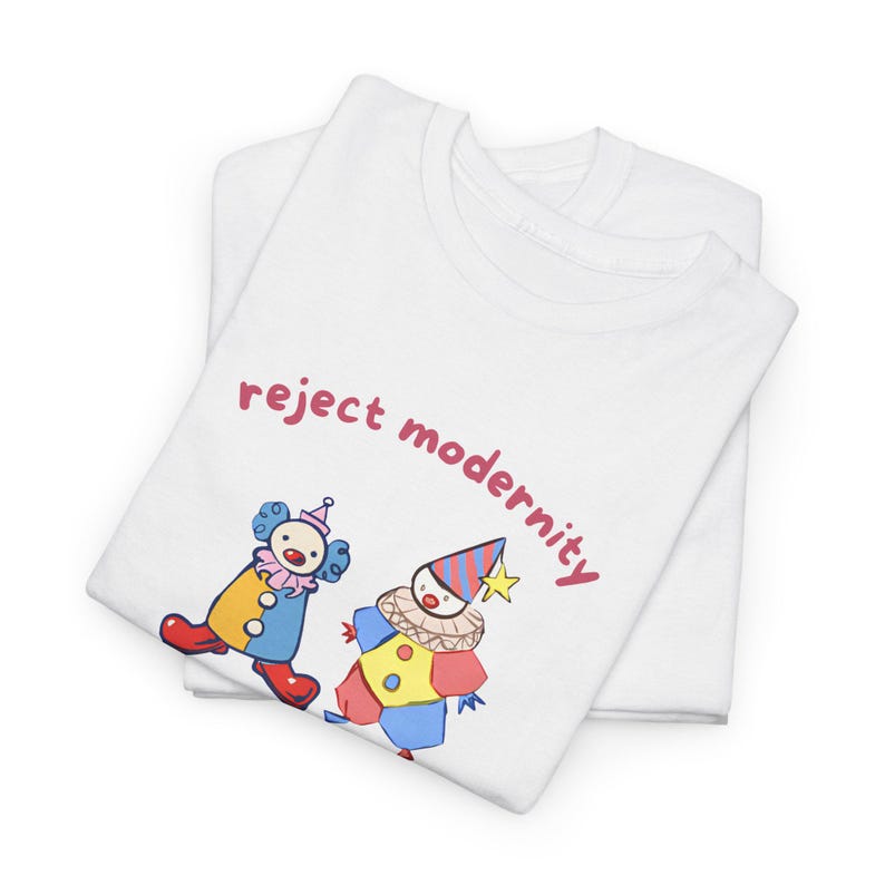 Funny Clowncore Embrace Clown Shirt, Unhinged Weirdcore Tee, Vintage ...