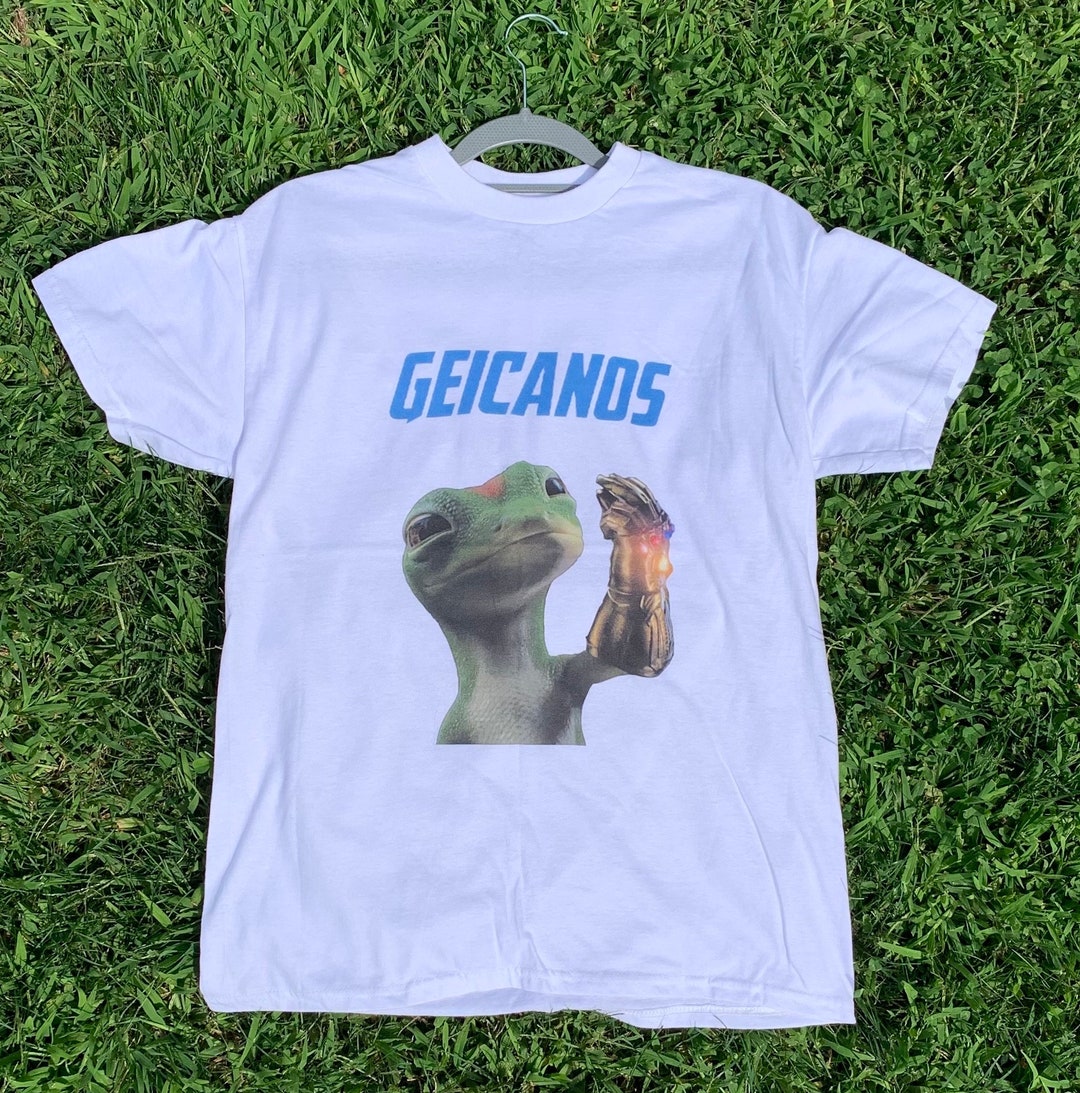 Funny Geico Shirt, Geico Lizard Avengers Meme Tshirt for Friend Geico ...