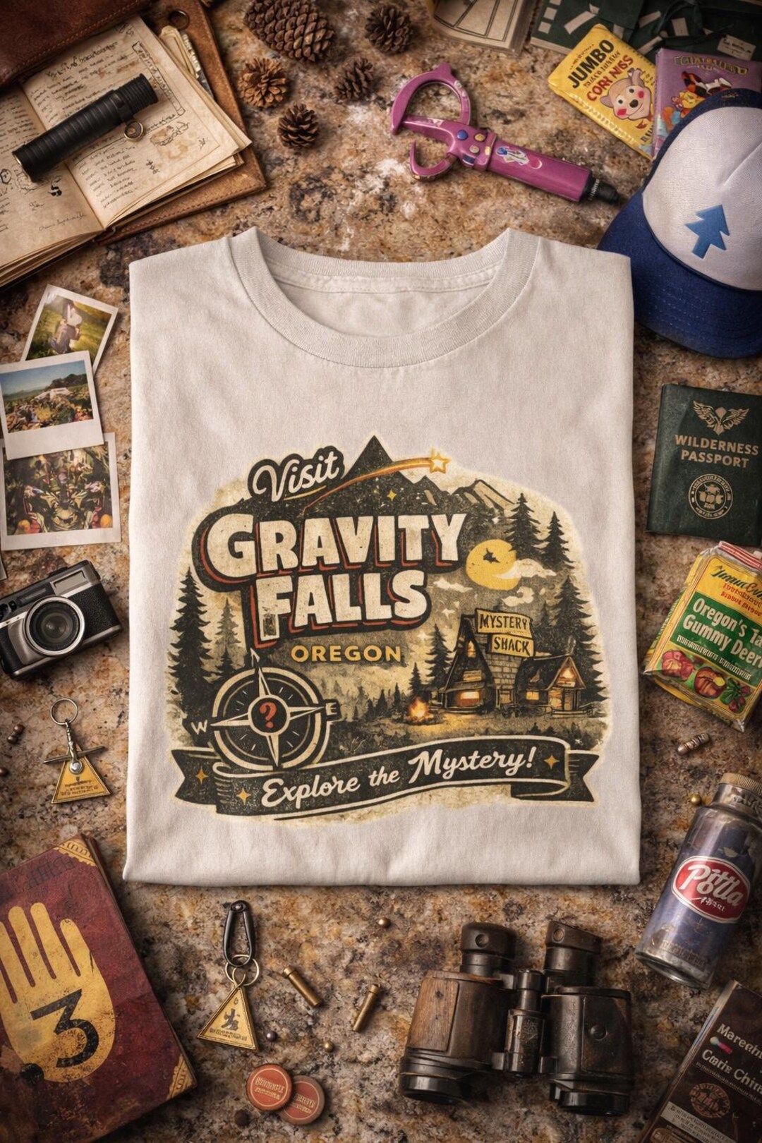 Gravity Falls Cosplay Shirt, National Park Gift for Adventurer ...