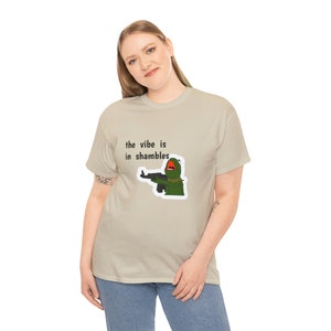 Kermit the Vibe is in Shambles Shirt, Funny Muppets Meme Tshirt Trend ...