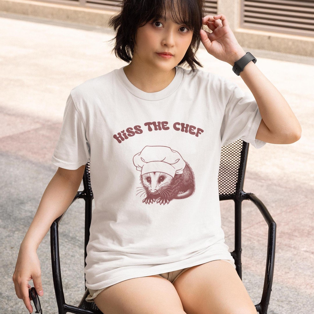 Funny Possum Hiss the Chef Weirdcore Shirt for Girlfriend - Etsy