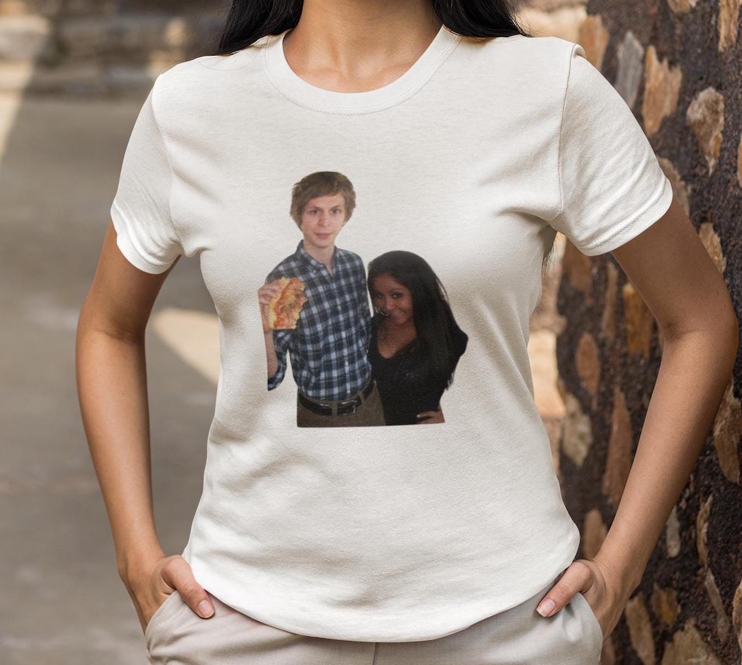 Michael Cera and Snooki Jersey Shore Meme Shirt for Girlfriend - Etsy