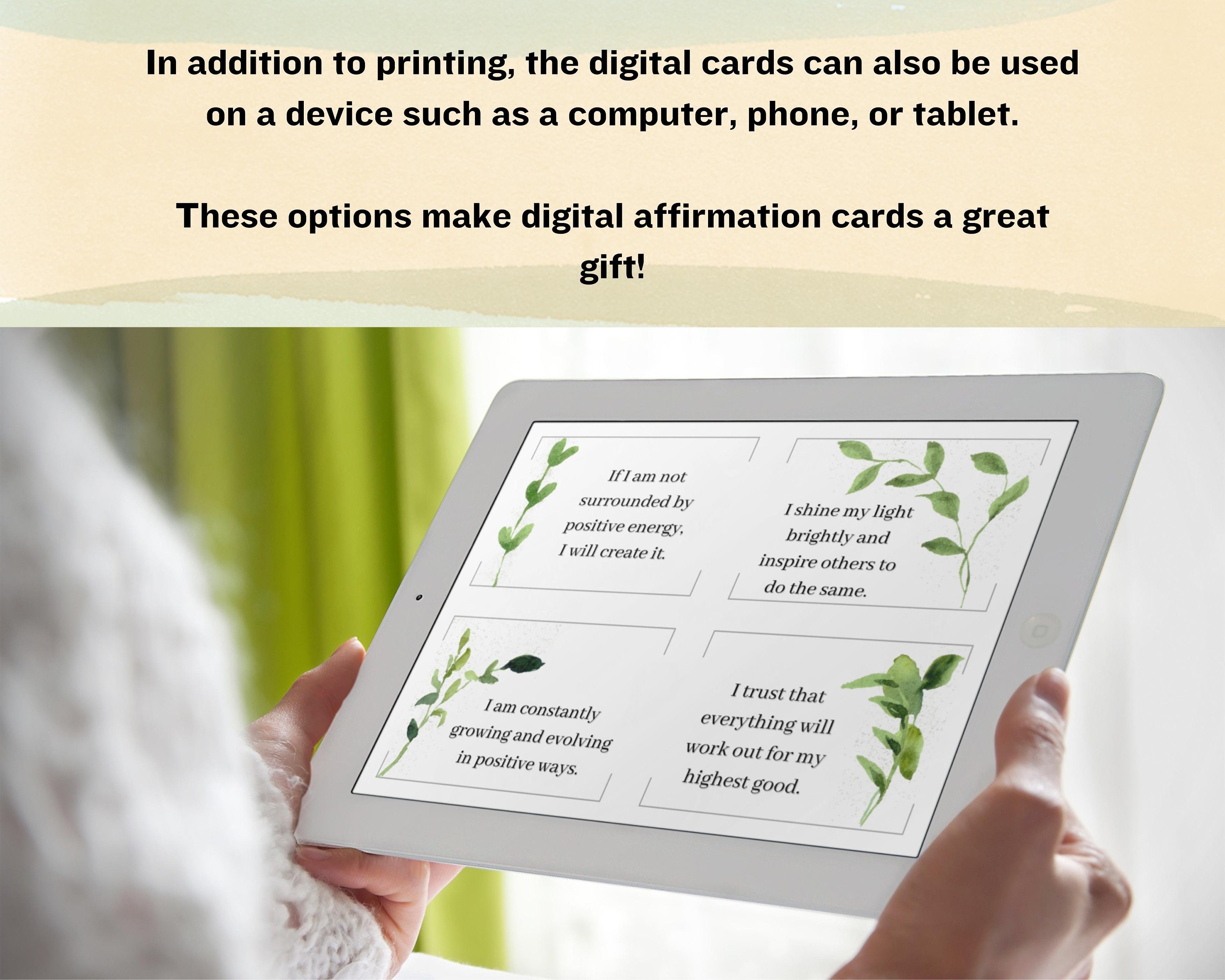 36 Affirmation Cards for Women, Printable Affirmation Cards ...