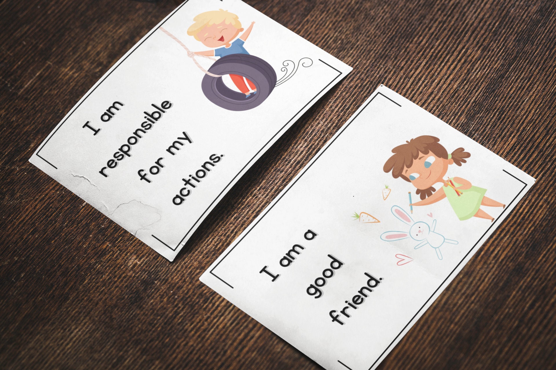 36 Affirmation Cards for Children: Positive Quote Manifestation Deck ...