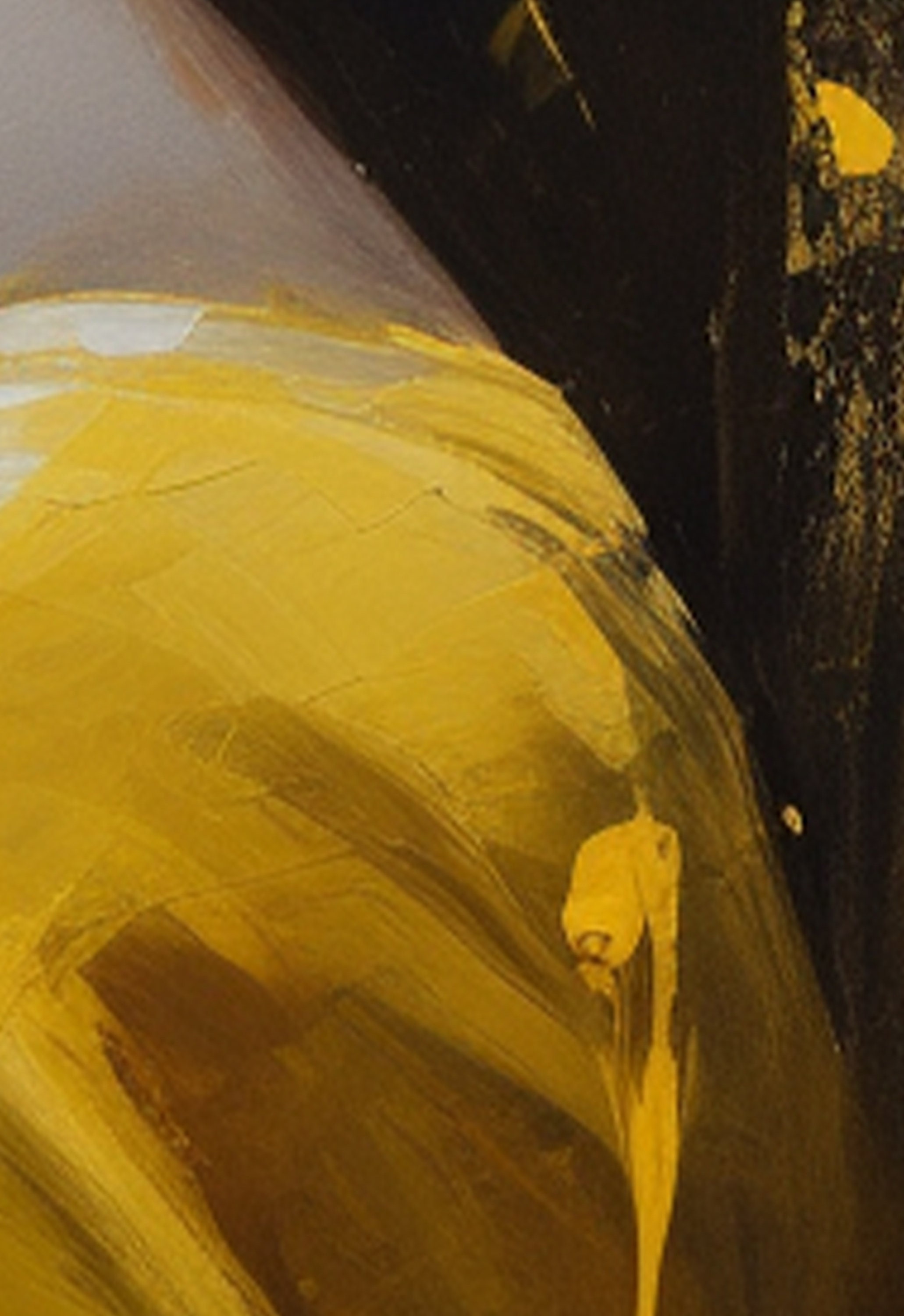 Beautiful Girl Side Profile Portrait Yellow Painting - Etsy