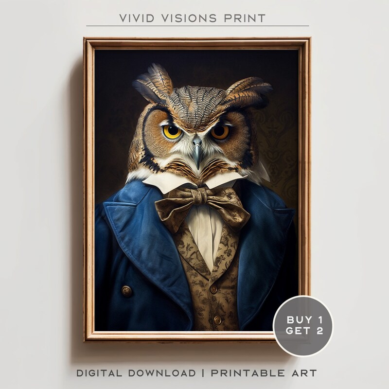 Modern Owl Art - Etsy