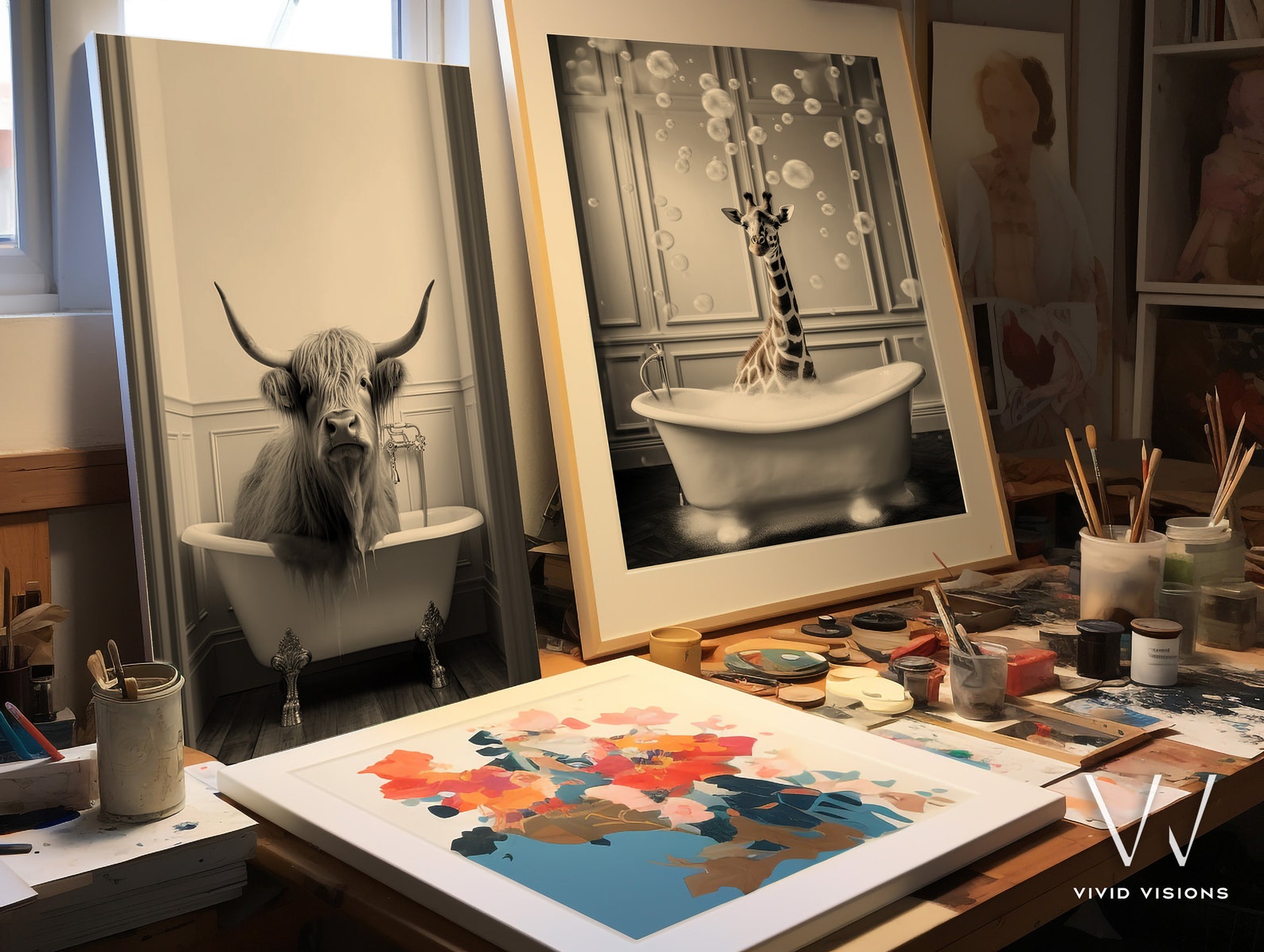 Victorian Monkey Vintage Gothic Canvas Art Print Dark Academia Monkey ...