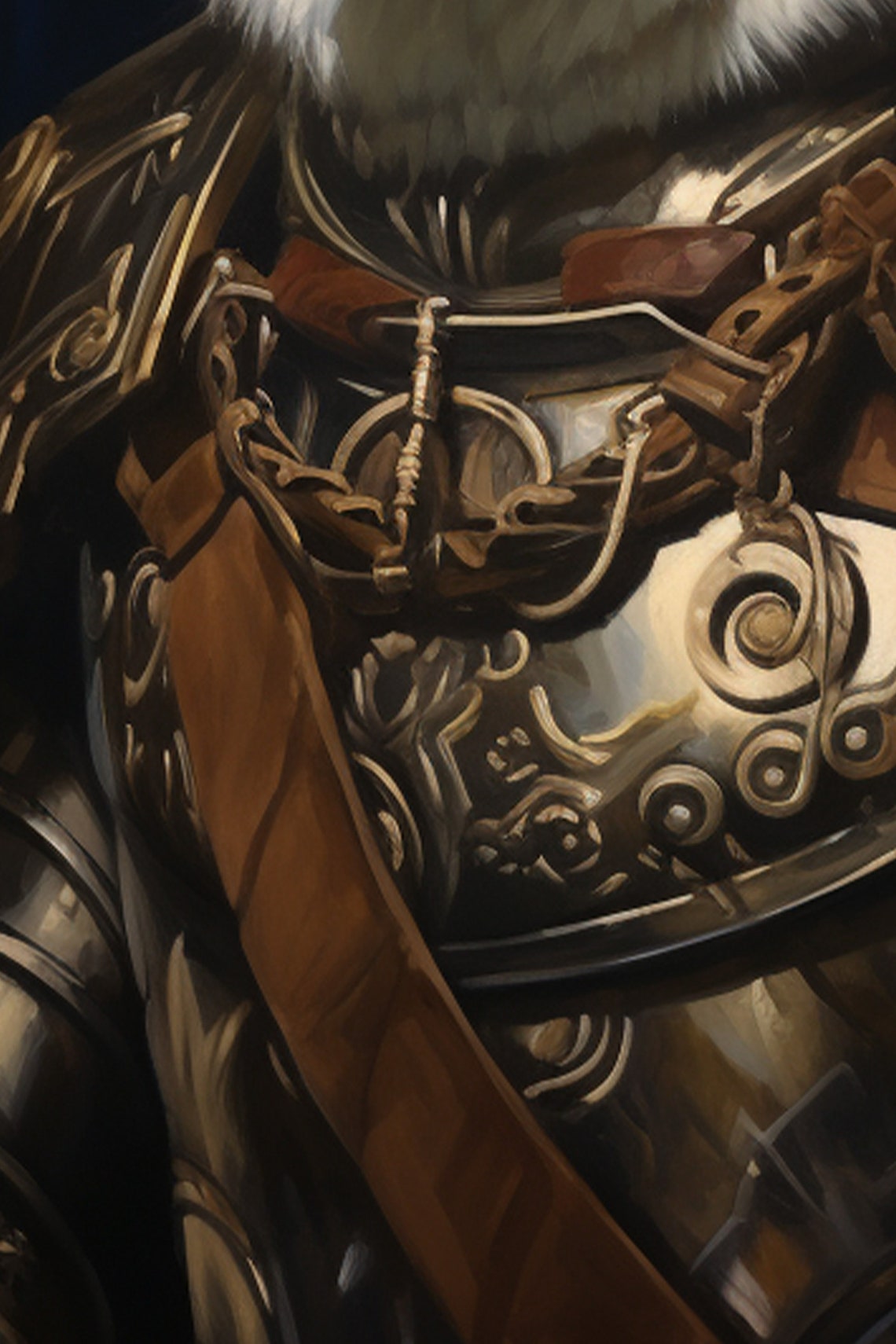 Victorian Husky Dog Portrait Gothic Canvas Wall Art, Renaissance ...