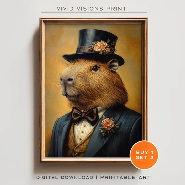 Capybara Art - Etsy