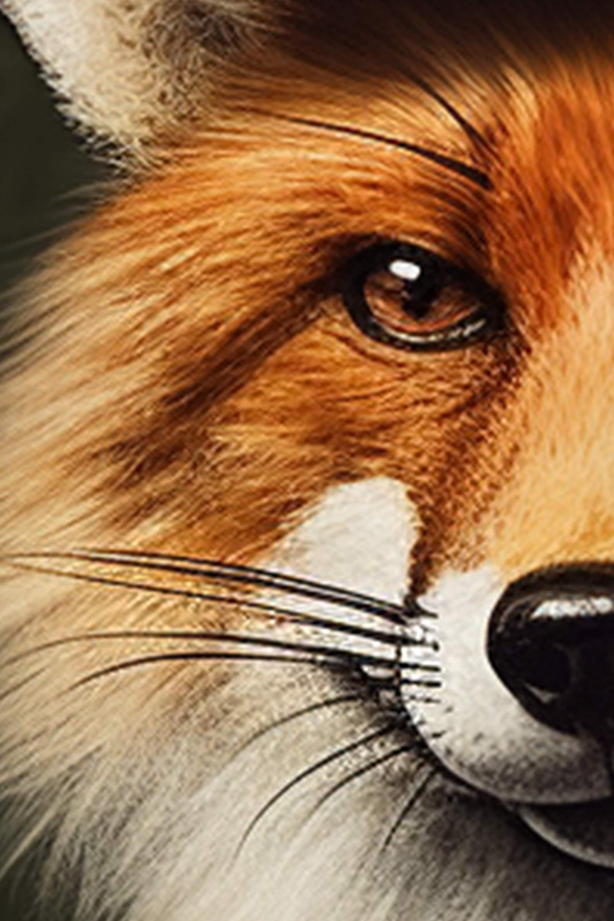 Vintage Victorian Fox in Suit Portrait - Gothic Canvas Art Print ...
