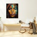 Abstract Indigenous Beauty Woman Portrait on Canvas Beautiful Wall Art ...