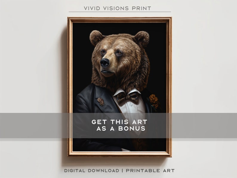 Victorian Tiger Portrait - Gothic Canvas Wall Art - Renaissance ...