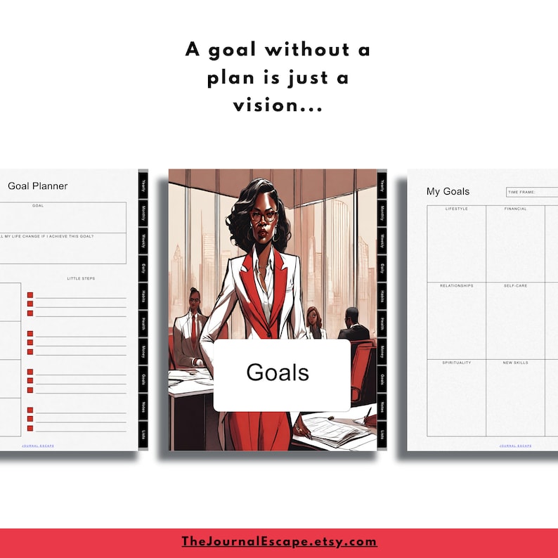 Delta Sigma Theta Sorority Planner - Black Girl Planner - Undated ...