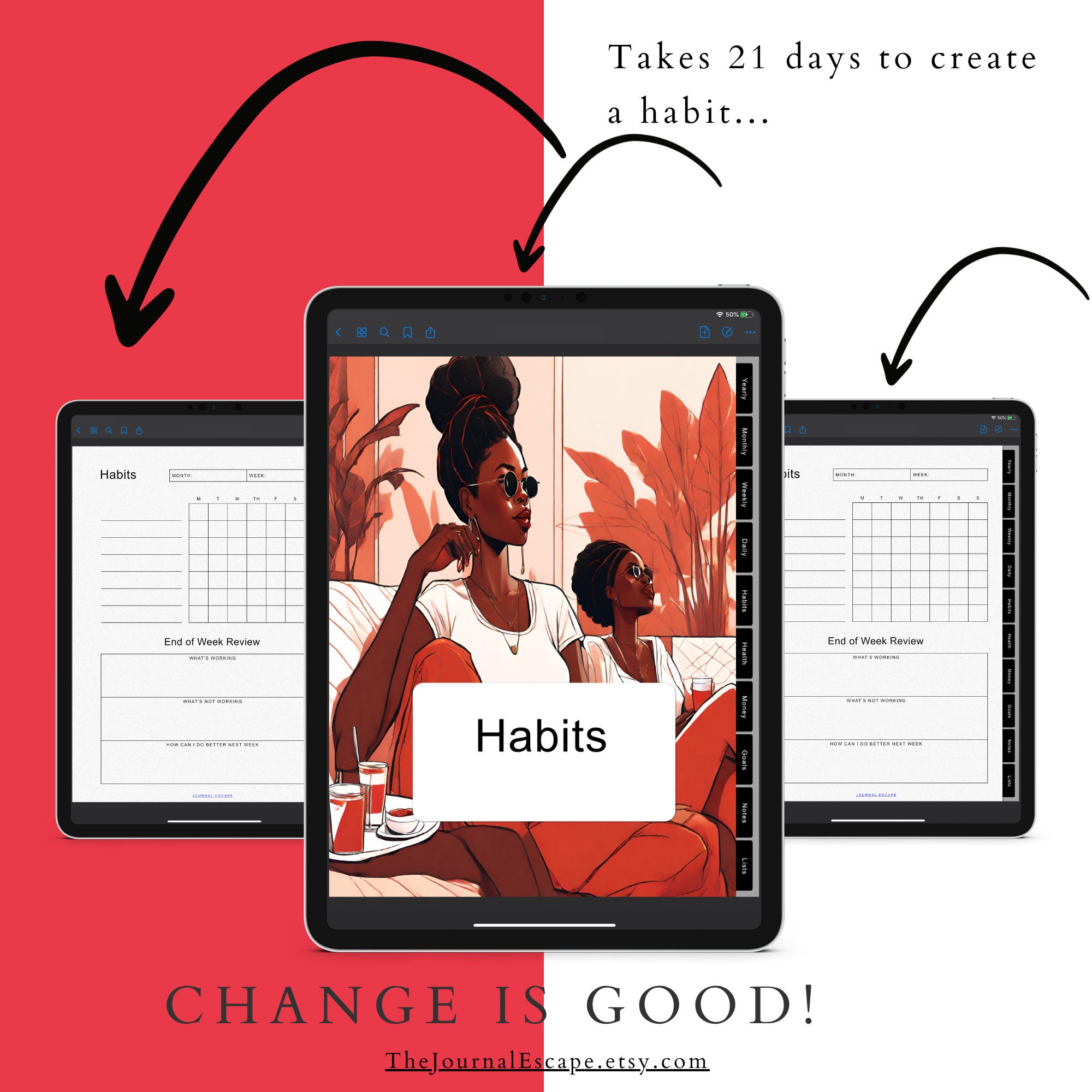 Delta Sigma Theta Sorority Planner - Black Girl Planner - Undated ...