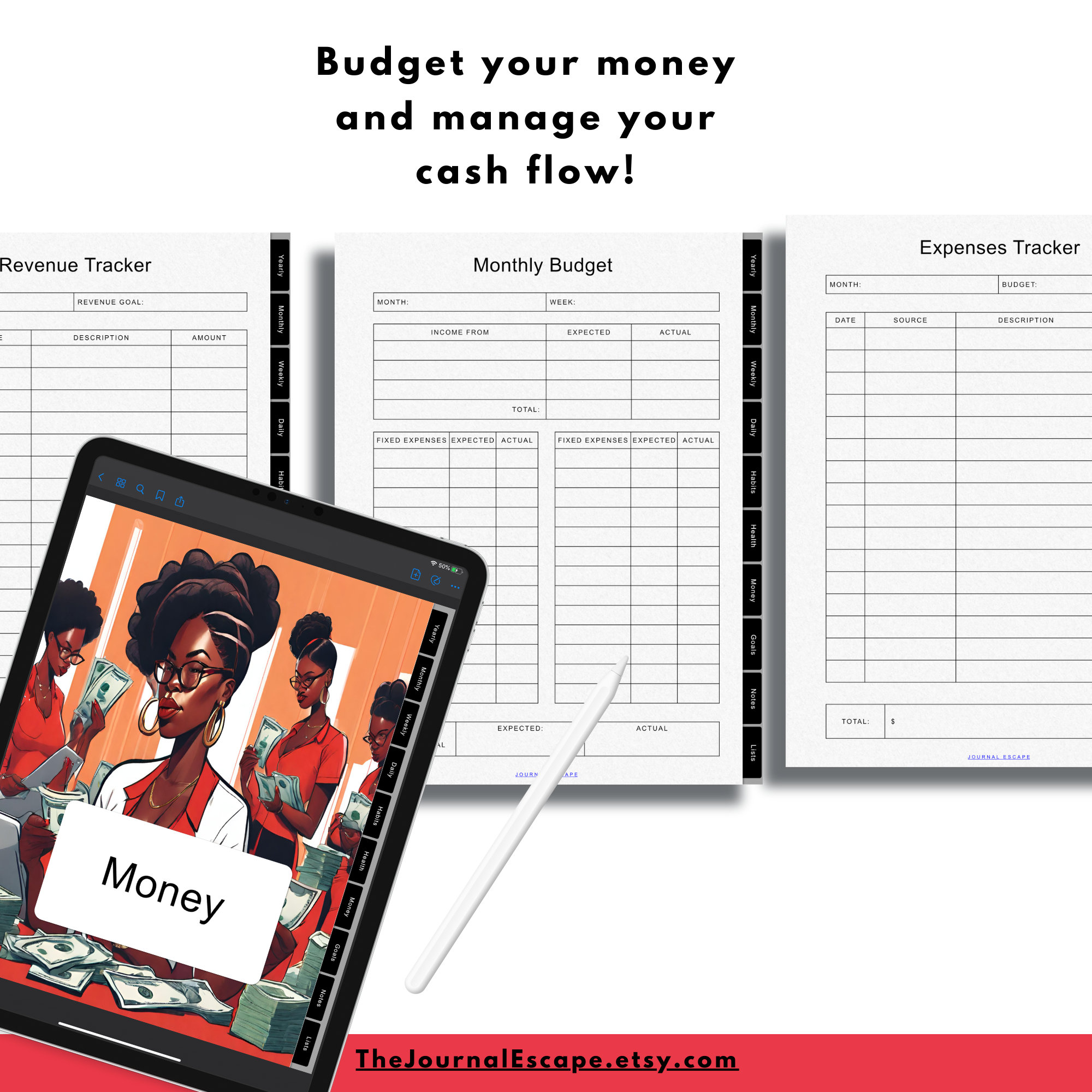 Delta Sigma Theta Sorority Planner - Black Girl Planner - Undated ...